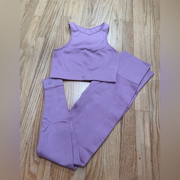 Tops | Setactive Rose Pink Workout Set | Poshmark